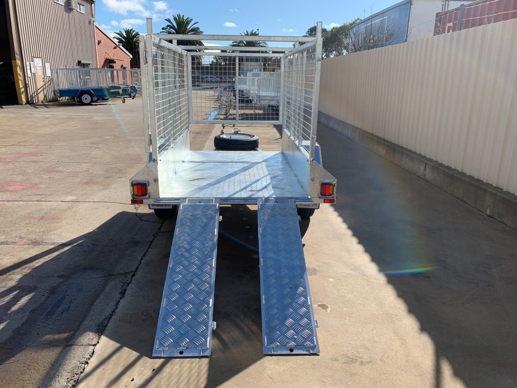 750 kg Single Cage Ramp Trailer – Kessner Trailers